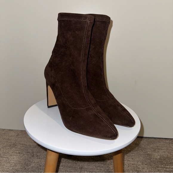Shoes | The Drop Suede Pullon Sock Booties | Poshmark